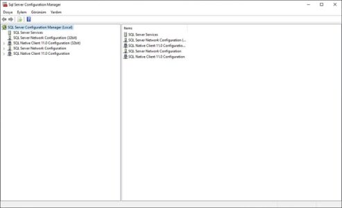 SQL Server’da Configuration Manager Kısmına Ulaşmak – SQL Server Eğitimleri